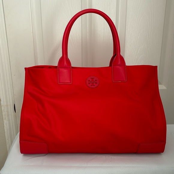 Tory Burch | Bags | Tory Burch Red Nylon Bag Excellent Condition | Poshmark